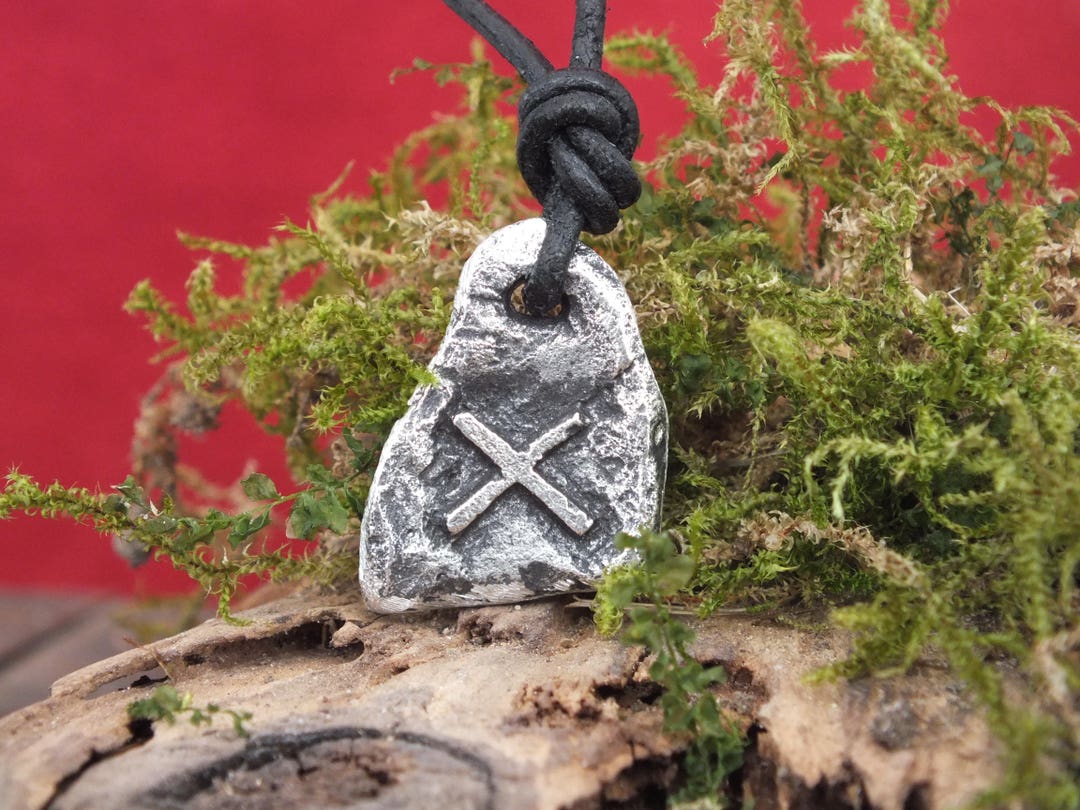 Rune Gebo giof, Gifu Pendant Runes Viking Amulet Vikings German - Etsy