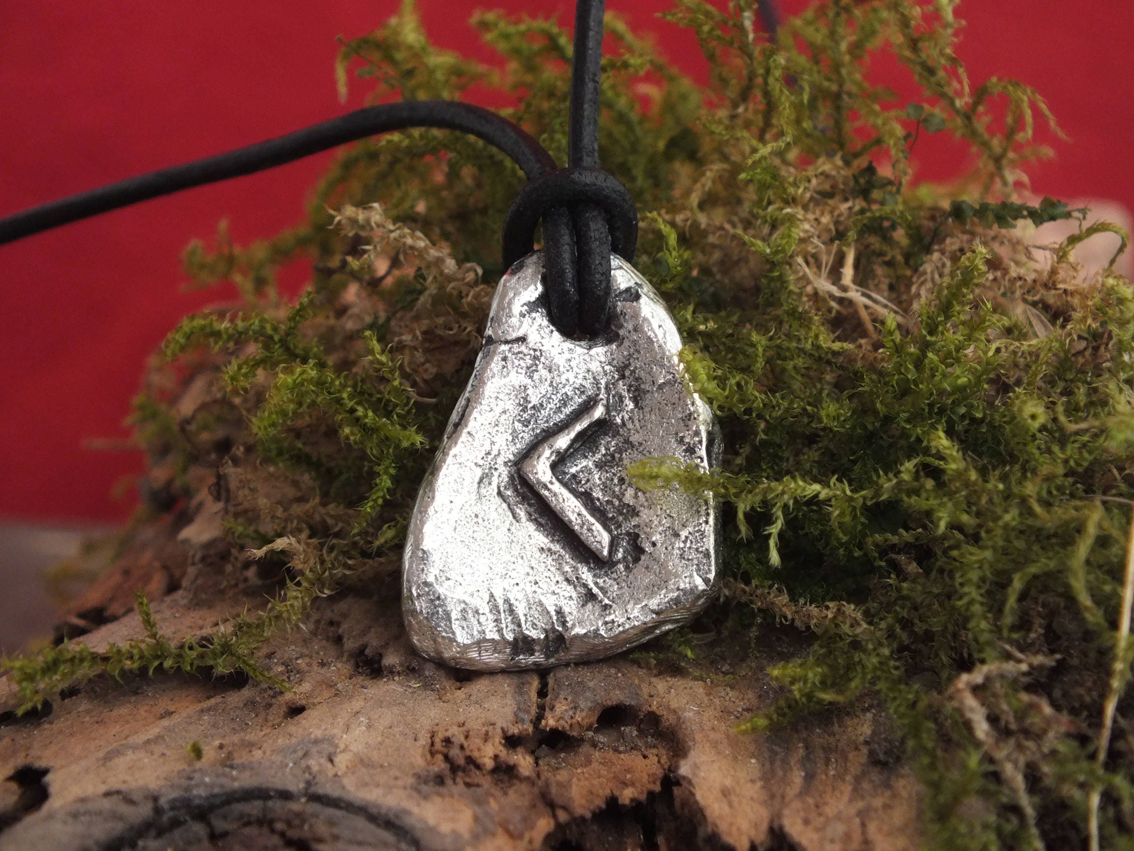 Rune Kenaz Pendant Runes Viking Amulet Vikings German - Etsy