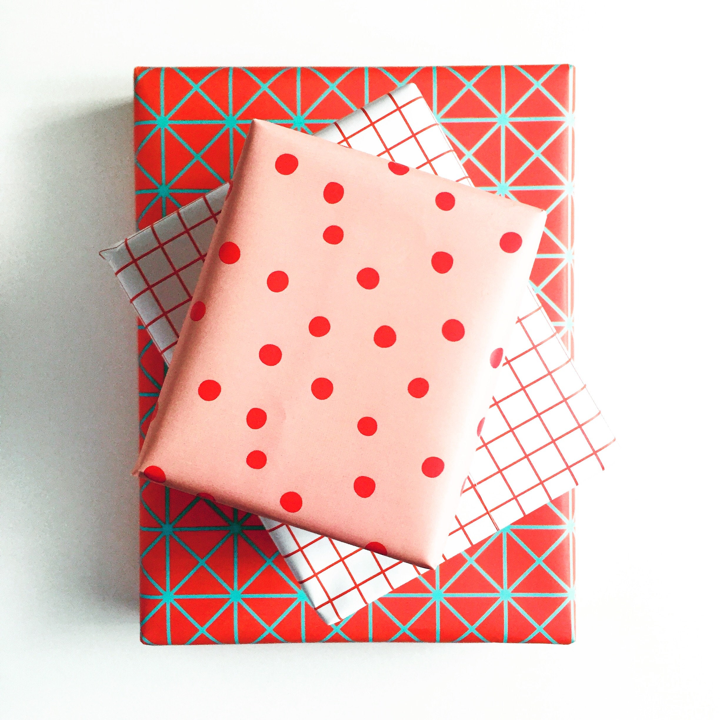 Mid Century Modern Wrapping Paper Geometric Wrapping Paper | Etsy