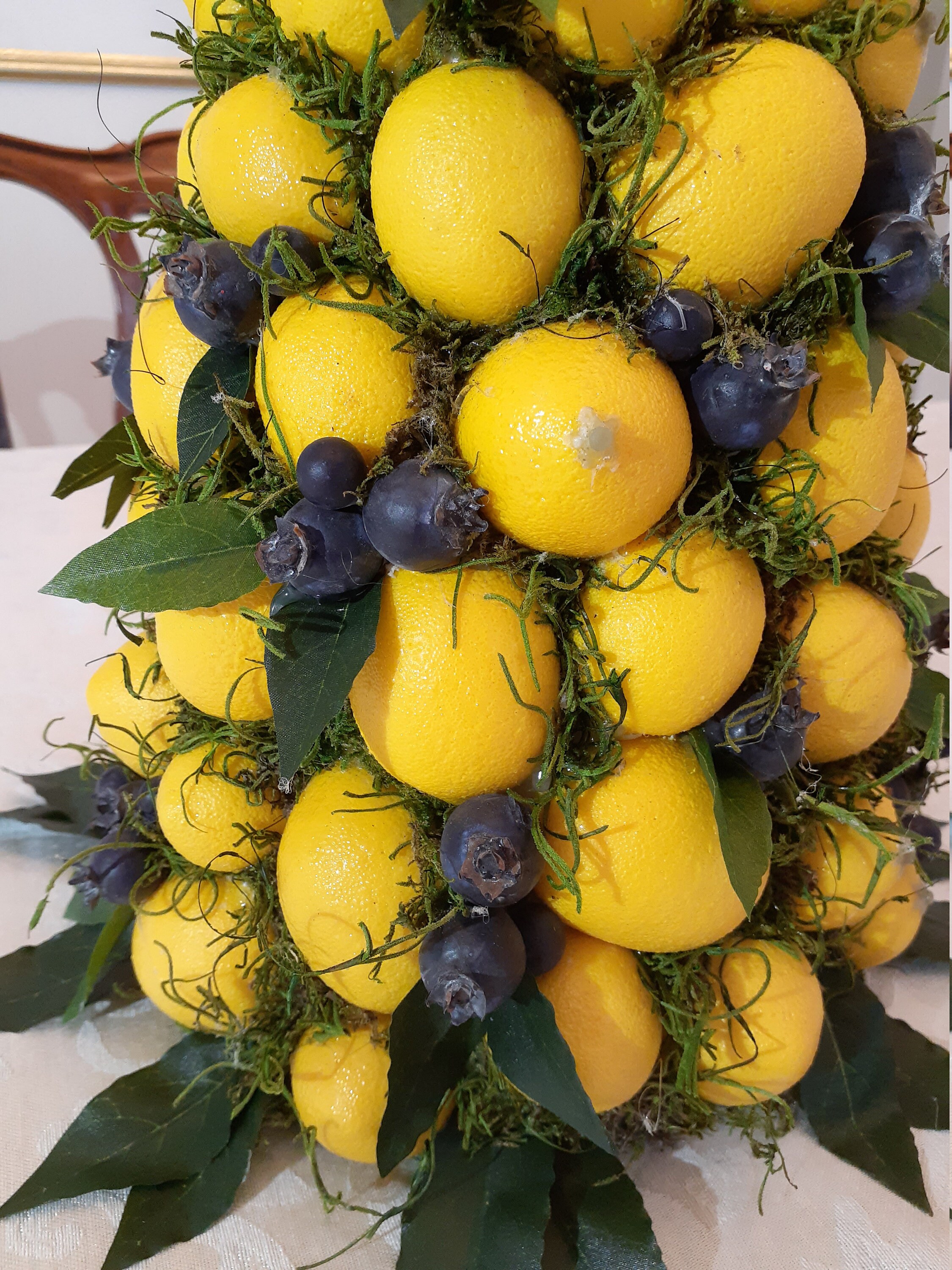 Lemon Topiary Cone Lemon Topiary Centerpiece Lemon Decor - Etsy