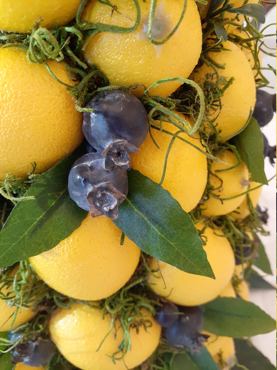 Lemon Topiary Cone Lemon Topiary Centerpiece Lemon Decor - Etsy