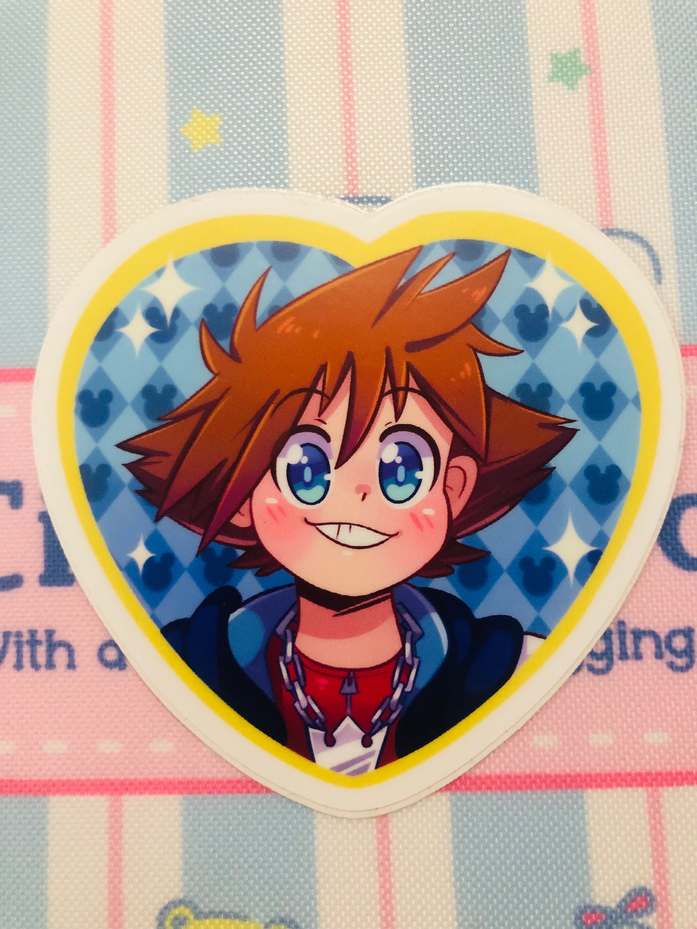 Kingdom Hearts Sora Vinyl Sticker - Etsy