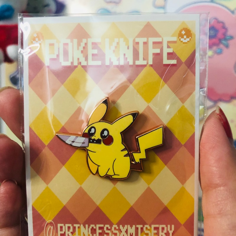 Pikachu Pin - Etsy