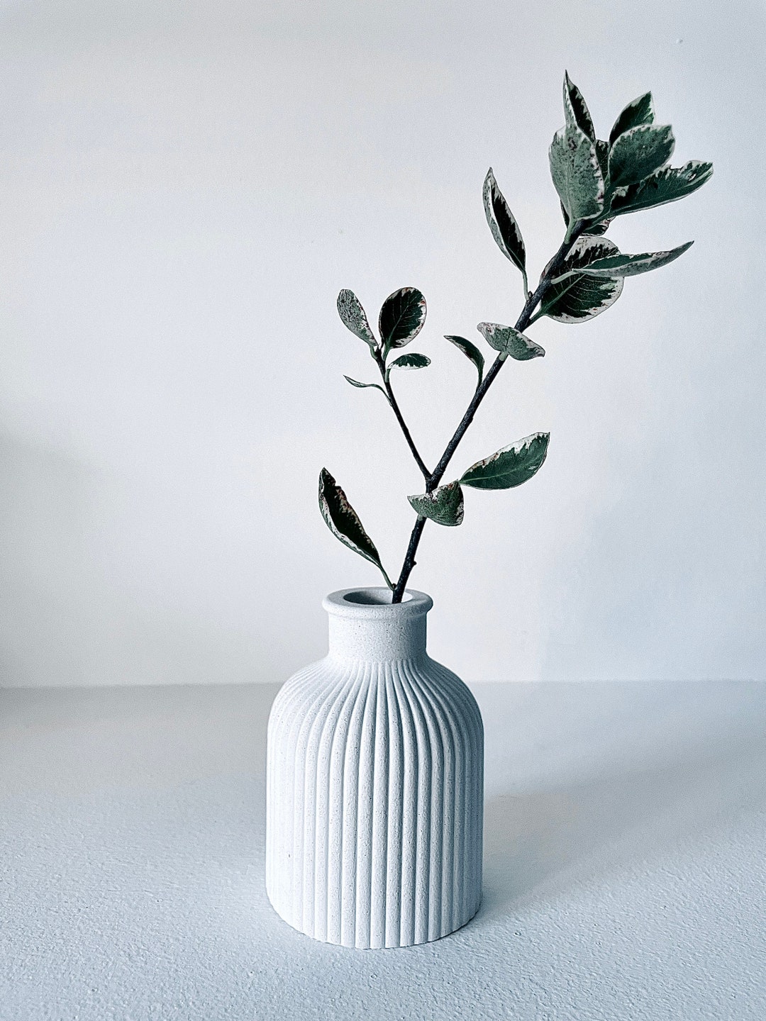 Concrete Vase | Jesmonite Vase | Concrete Home Decor| Vase | House Gift ...
