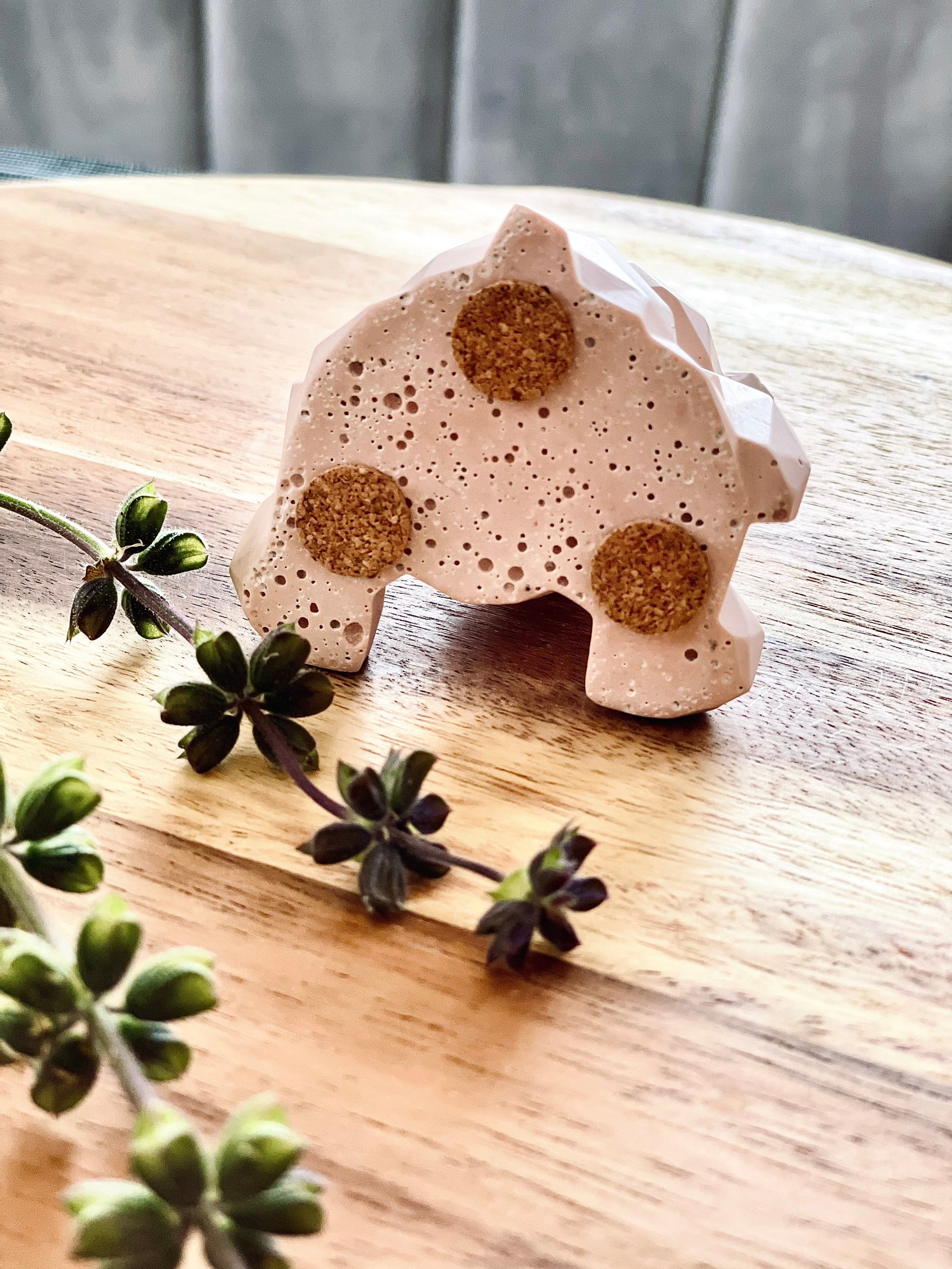 Jesmonite teddy bear House decor Jesmonite Decor | Etsy