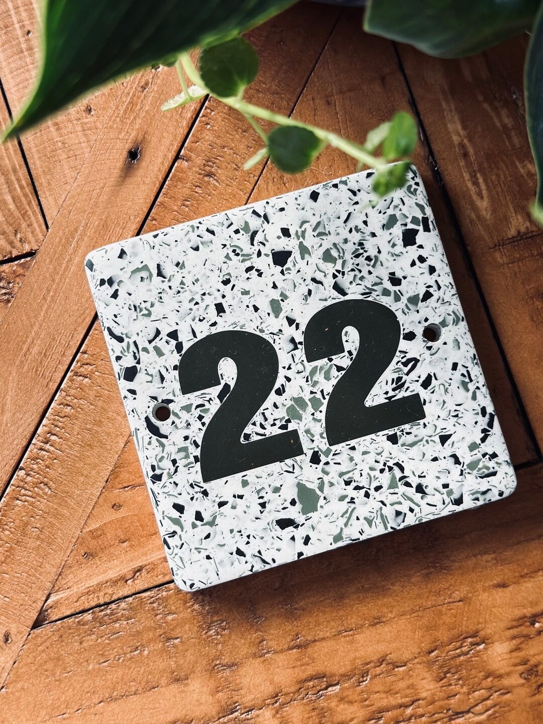 House Number | Custom Door Number |door Sign | Door Plaque Concrete ...