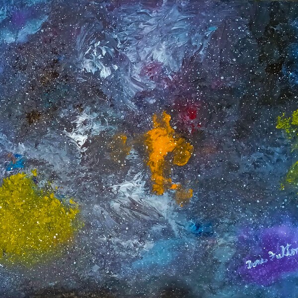 Space Painting - Etsy