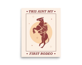 Instant Download This Ain't My First Rodeo Green and White Minimalist ...