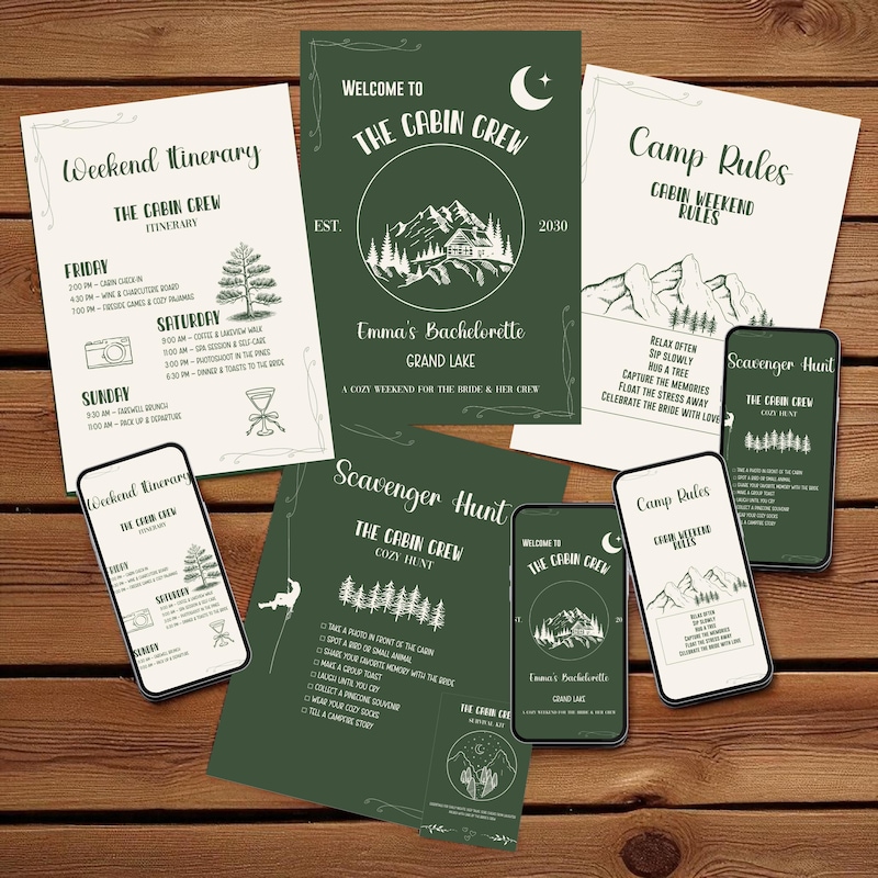 Cabin Bachelorette Party - Etsy