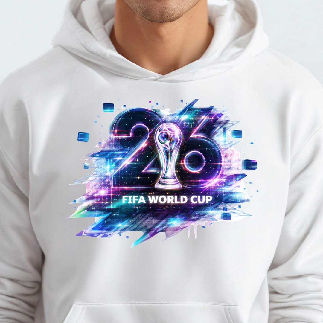 World Cup 26 Neon Trophy PNG Futuristic Design - Etsy