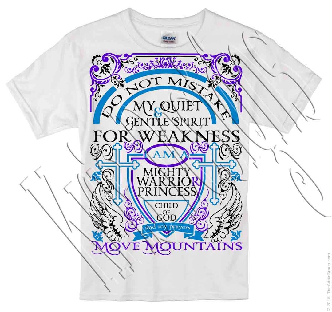 Mighty Warrior Princess of God SVG PNG JPG - Etsy