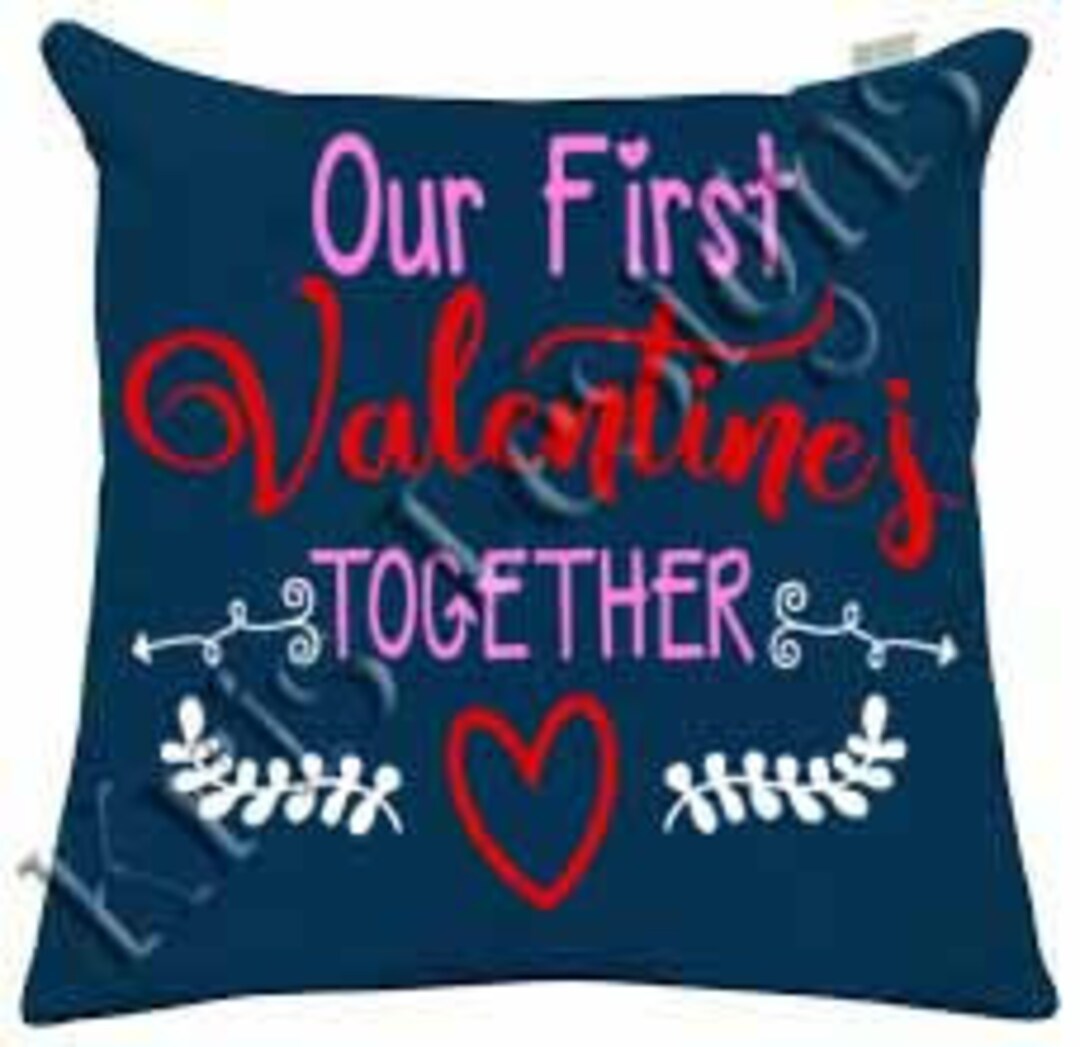 Our First Valentine's Together SVG PNG JPG - Etsy