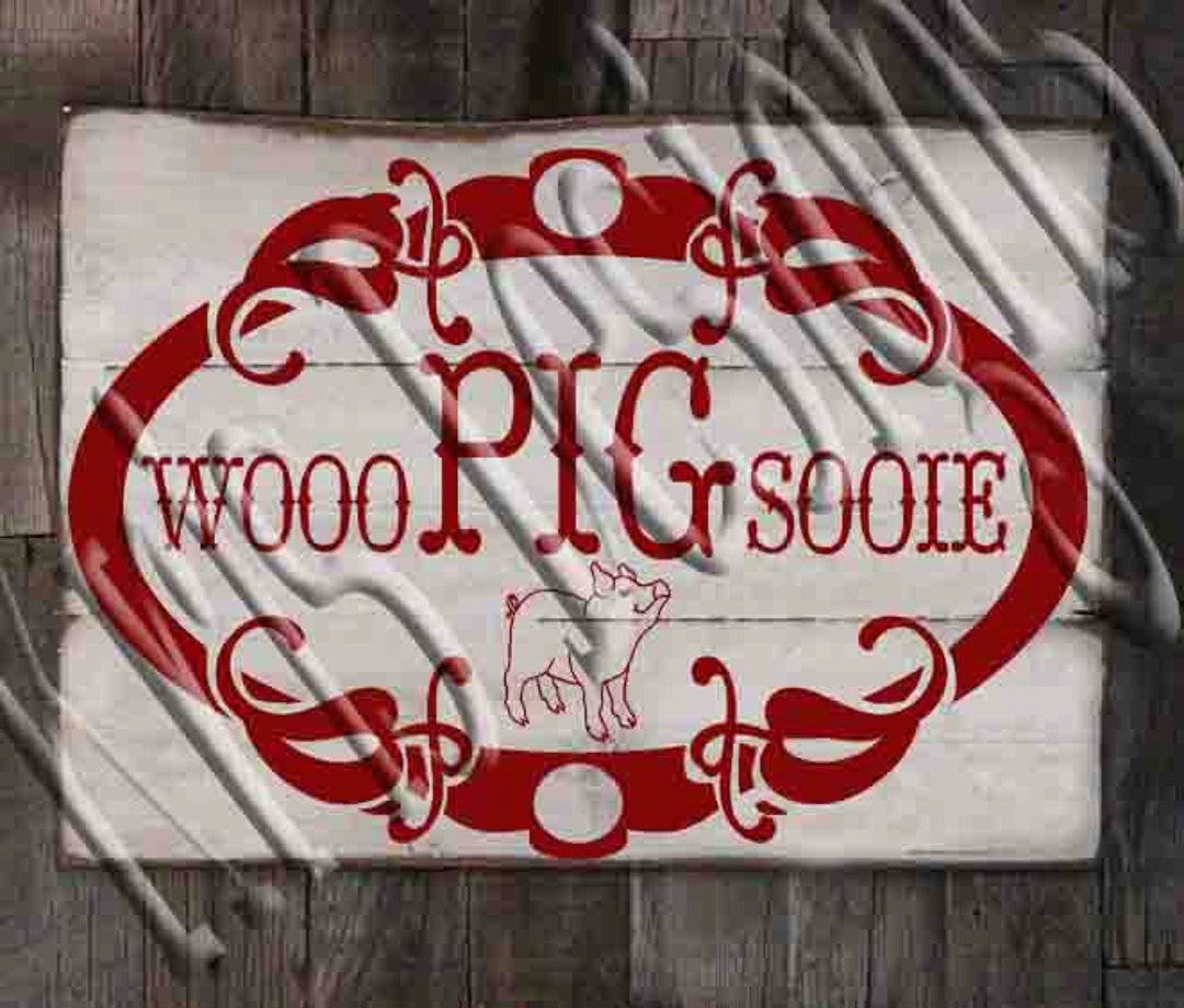 Woo Pig Sooie PNG JPG SVG - Etsy