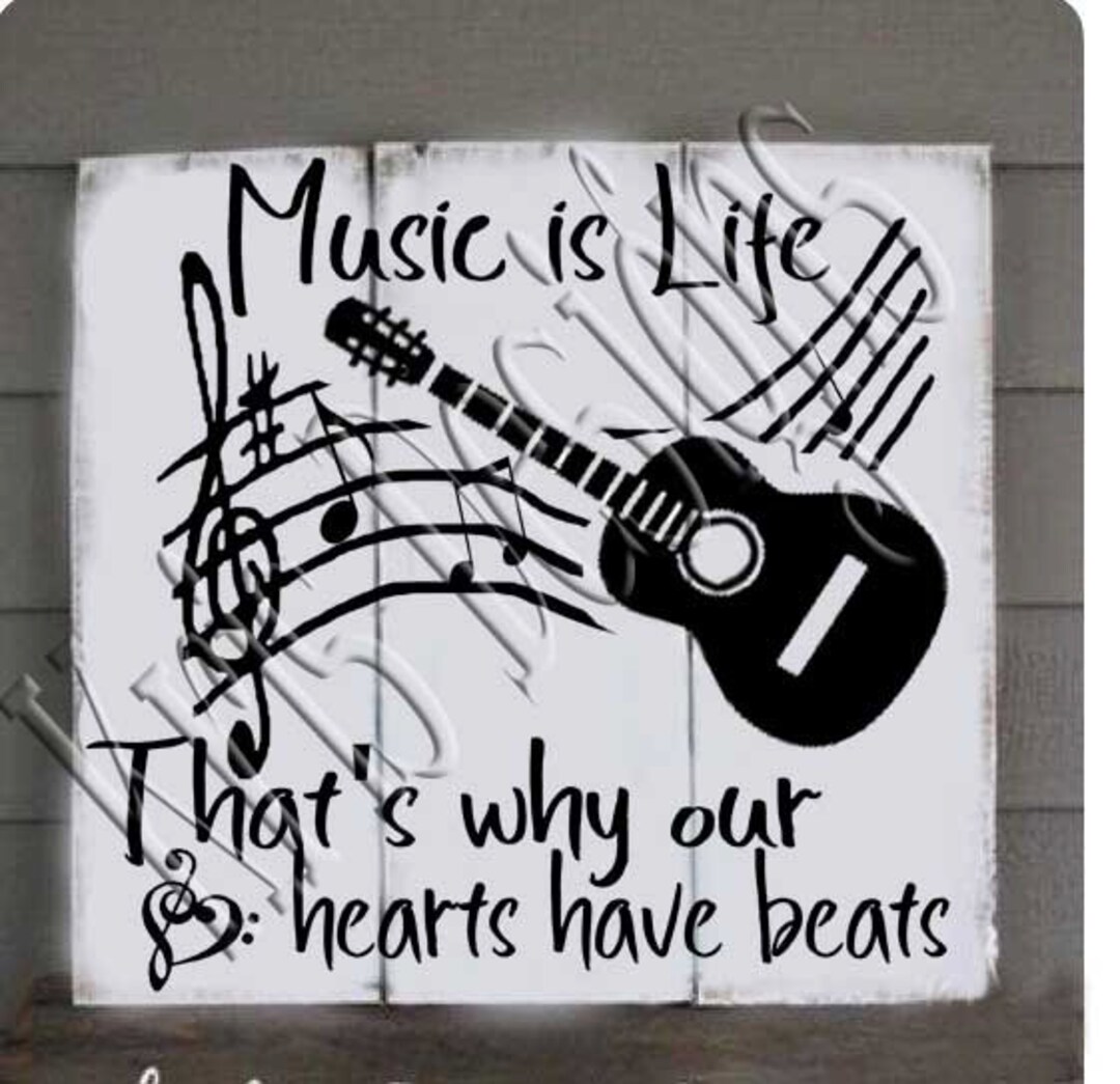 Music is Life Svg Png Jpg - Etsy