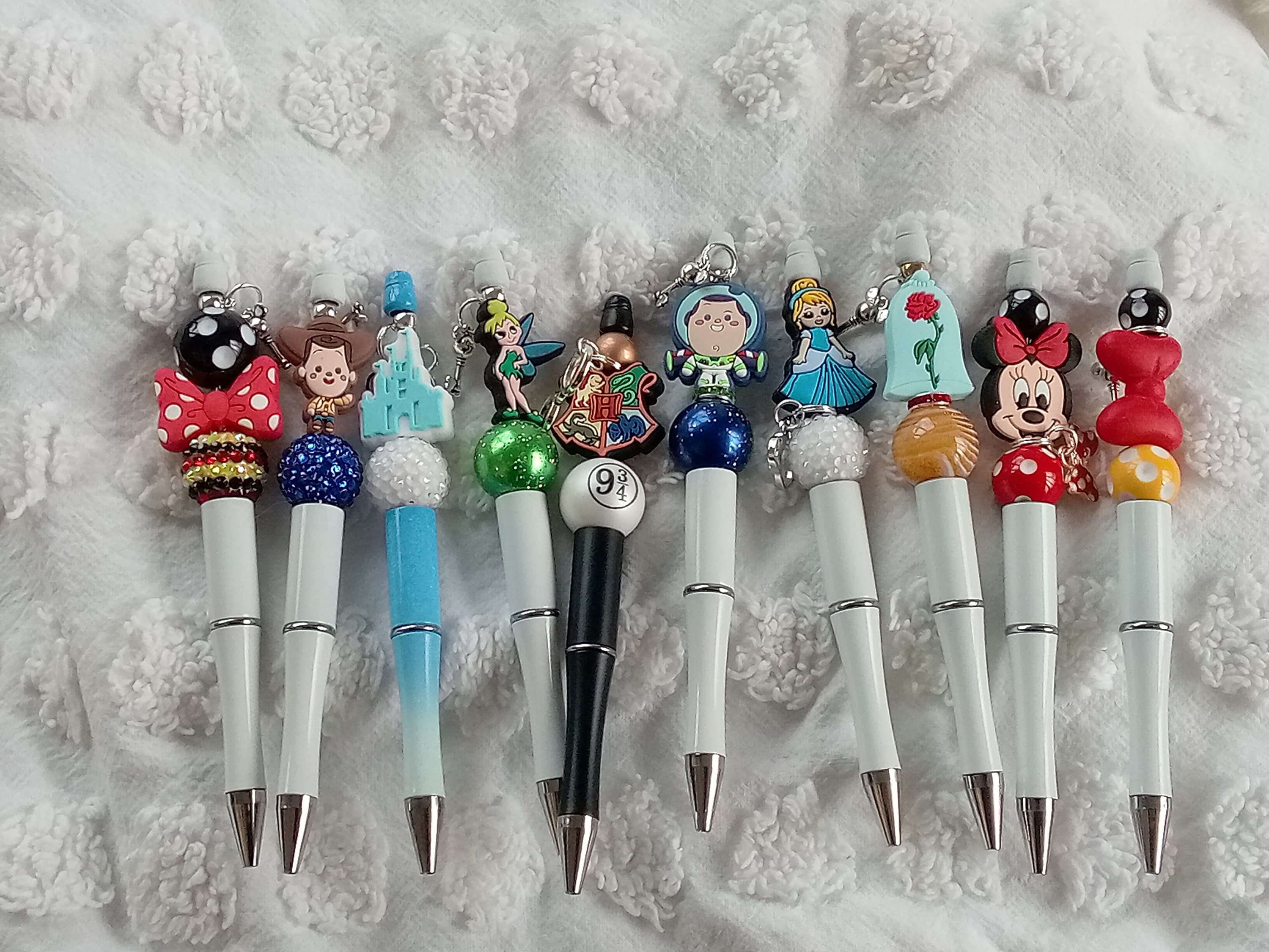 Disney Beaded Pens, Disneyland, Writing, Pens, Gift, Beads, Black Ink ...
