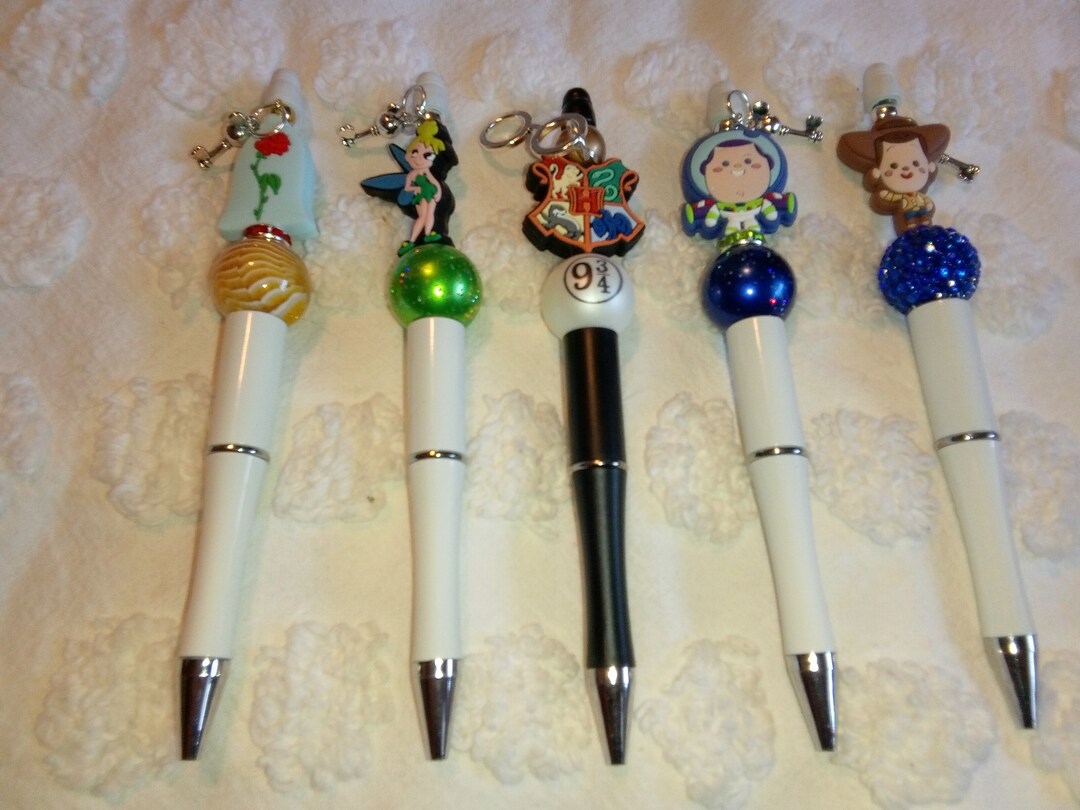Disney Beaded Pens Disneyland Writing Pens Gift Beads - Etsy