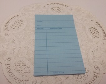 Blank Library Cards - Etsy