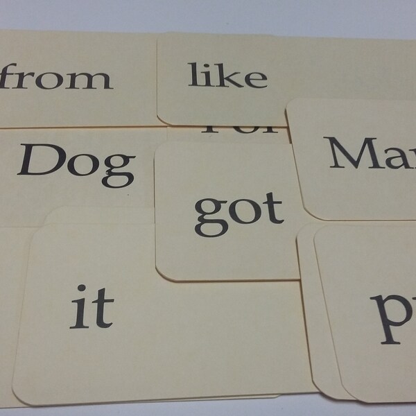 Set of Flash Cards - Etsy