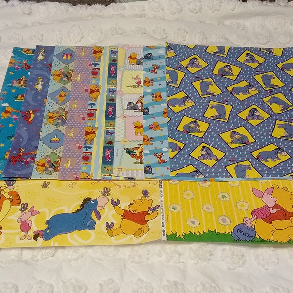 Winnie the Pooh Scrapbooking Supplies - Etsy