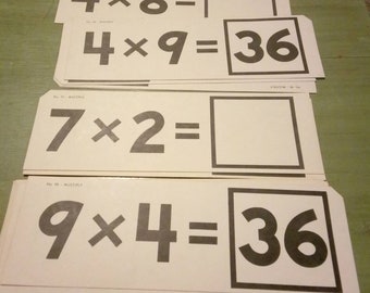 Old School Flash Cards - Etsy