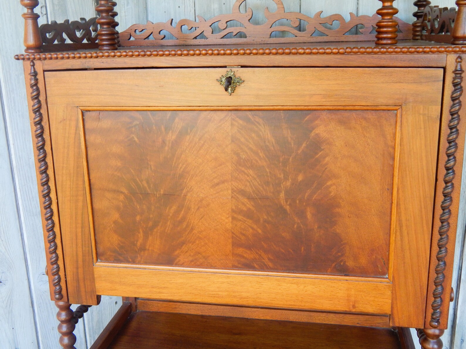 Ornate Late Victorian Secretary / Desk - Etsy
