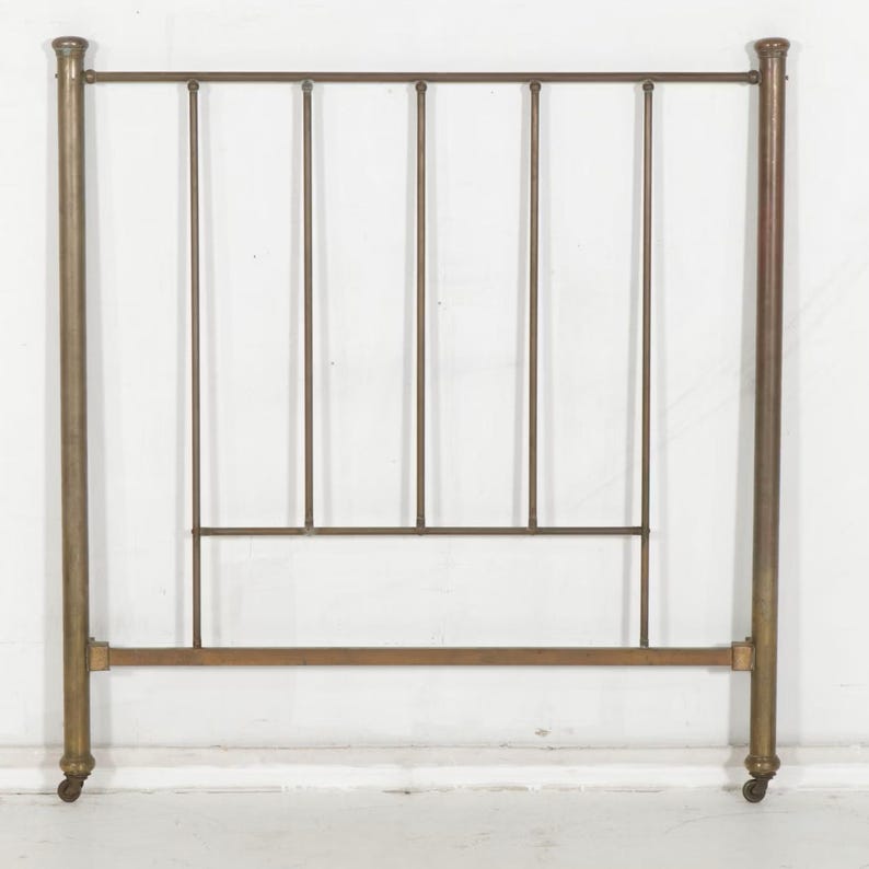 Complete Early 1900's Full Size Solid Brass Bed - Etsy