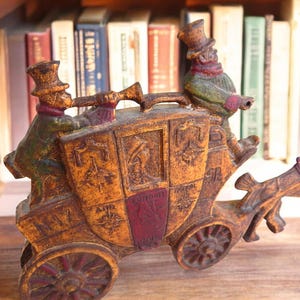 Vintage Cast Iron Mail Coach: Early 20th Century Nuydea Design - Etsy