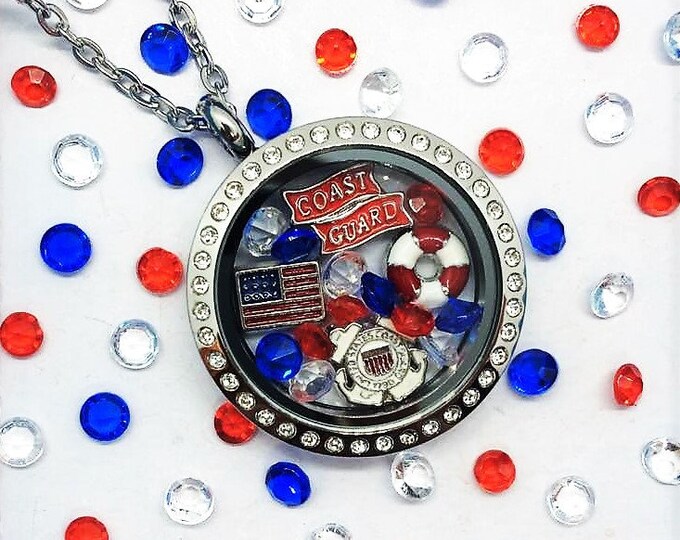 United States Coast Guard Locket-creatively Crafted Floating Lockets ...