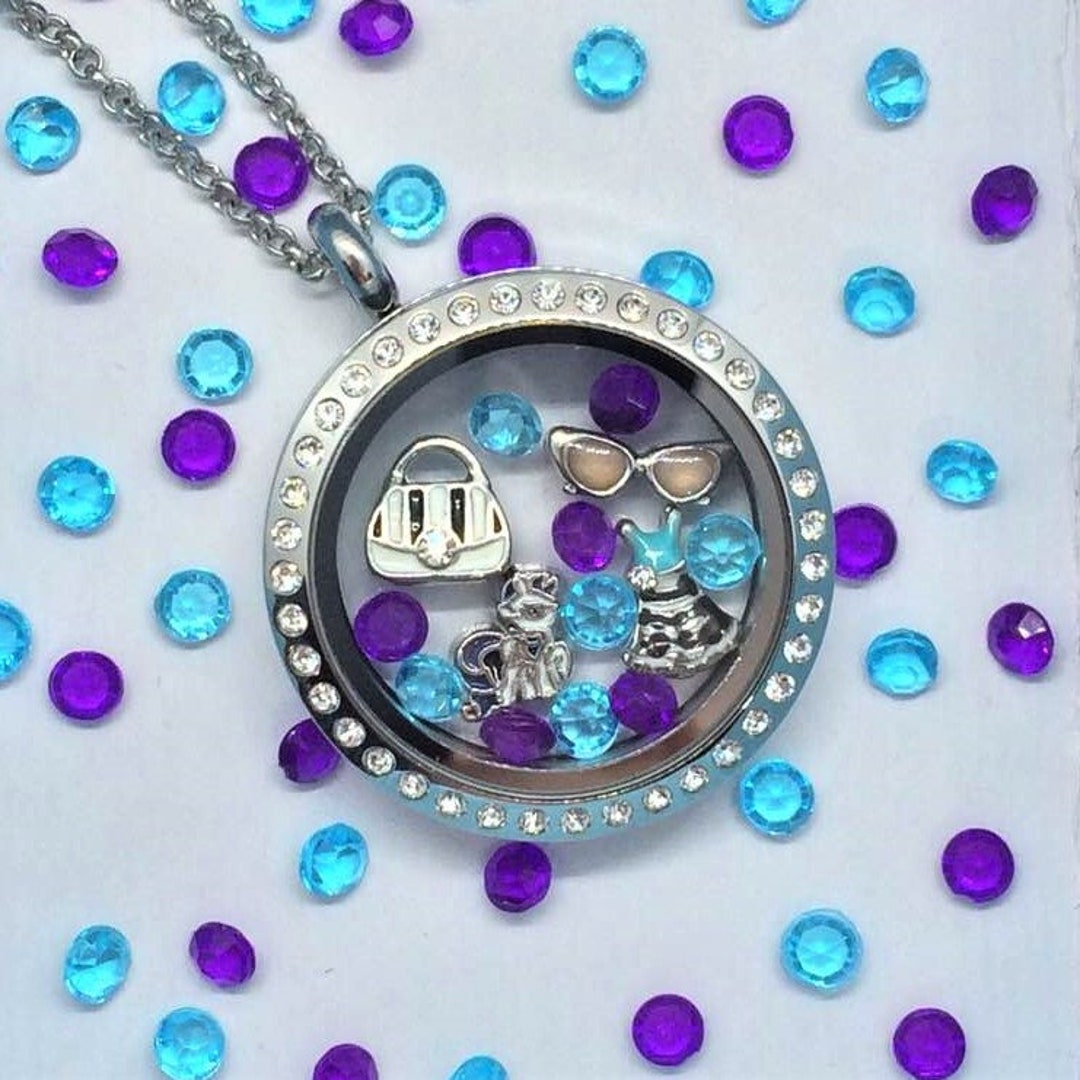 My Little Pony Inspired Rarity Locket-creatively Crafted Floating ...