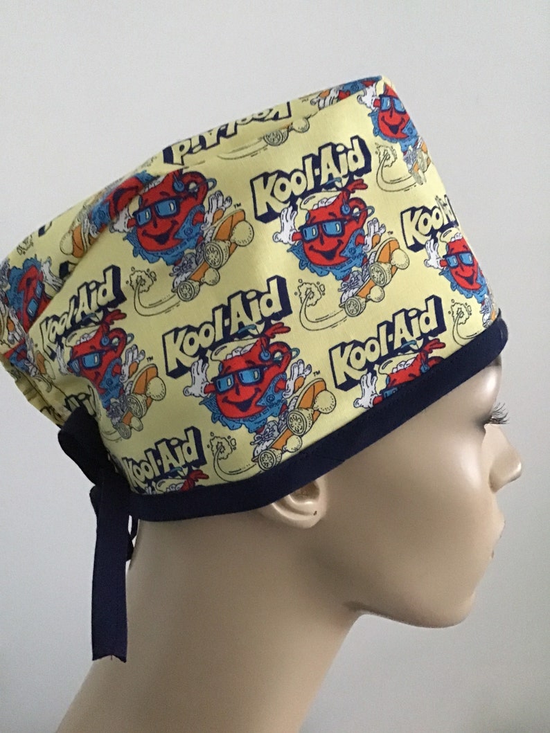 UNISEX SCRUB CAP Featuring Kool-aid Guy on a Skateboard - Etsy