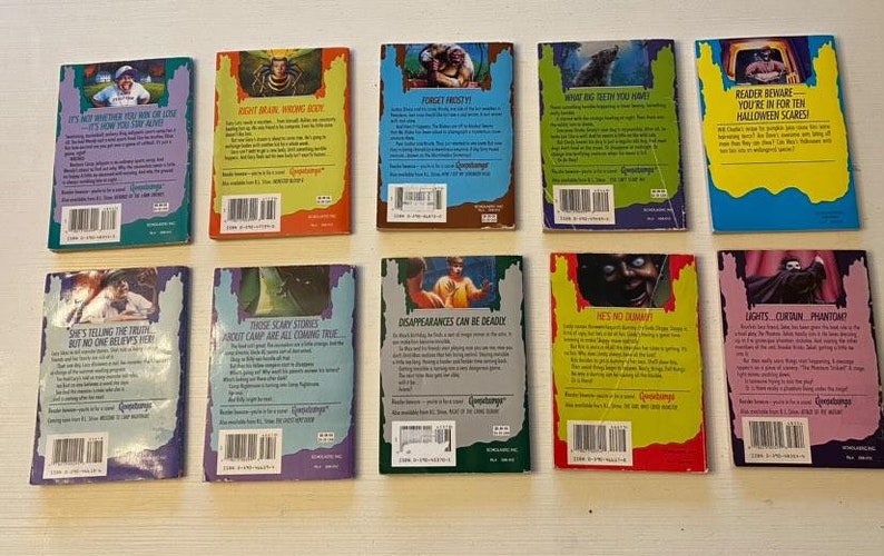Vintage Goosebumps Books - Etsy