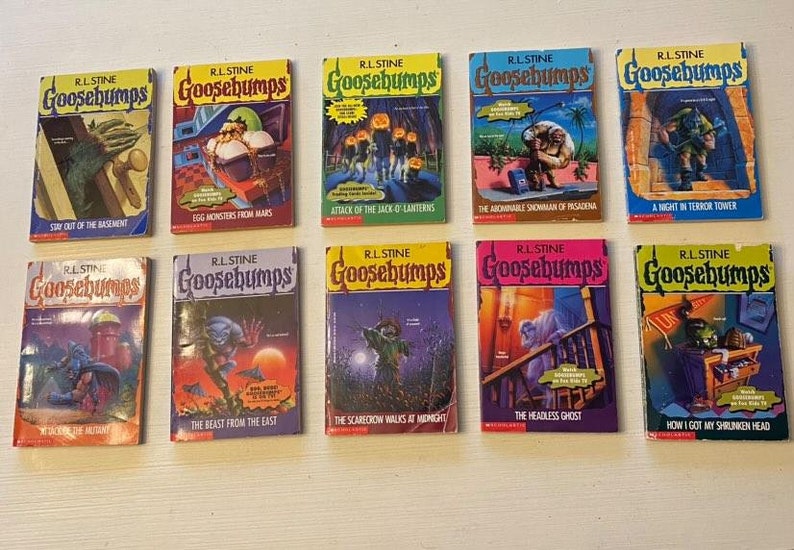 Vintage Goosebumps Books - Etsy