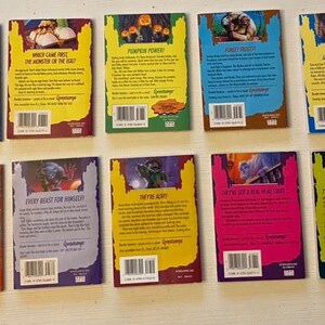 Vintage Goosebumps Books - Etsy