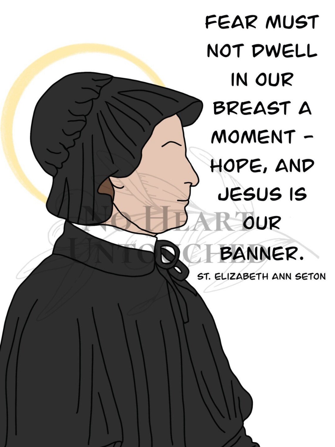 Inspirational Saints Posters Digital Download Patrons of - Etsy