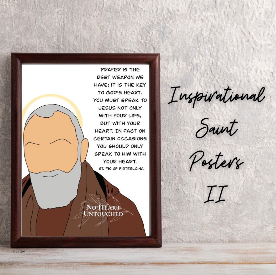Inspirational Saints Posters 2 Digital Download I - All Saints Day ...