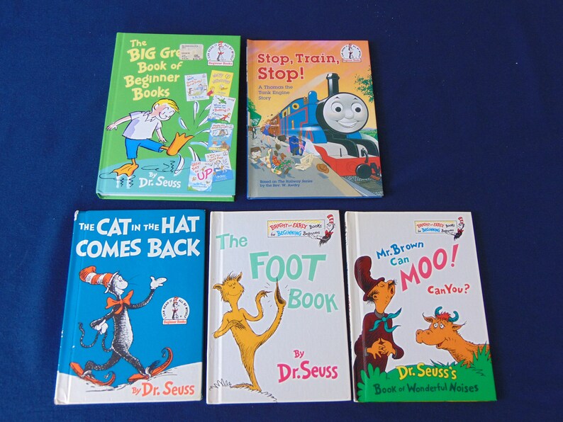 Dr. Seuss the Big Green Book of Beginner Books NEW 4 Thomas,foot Book ...