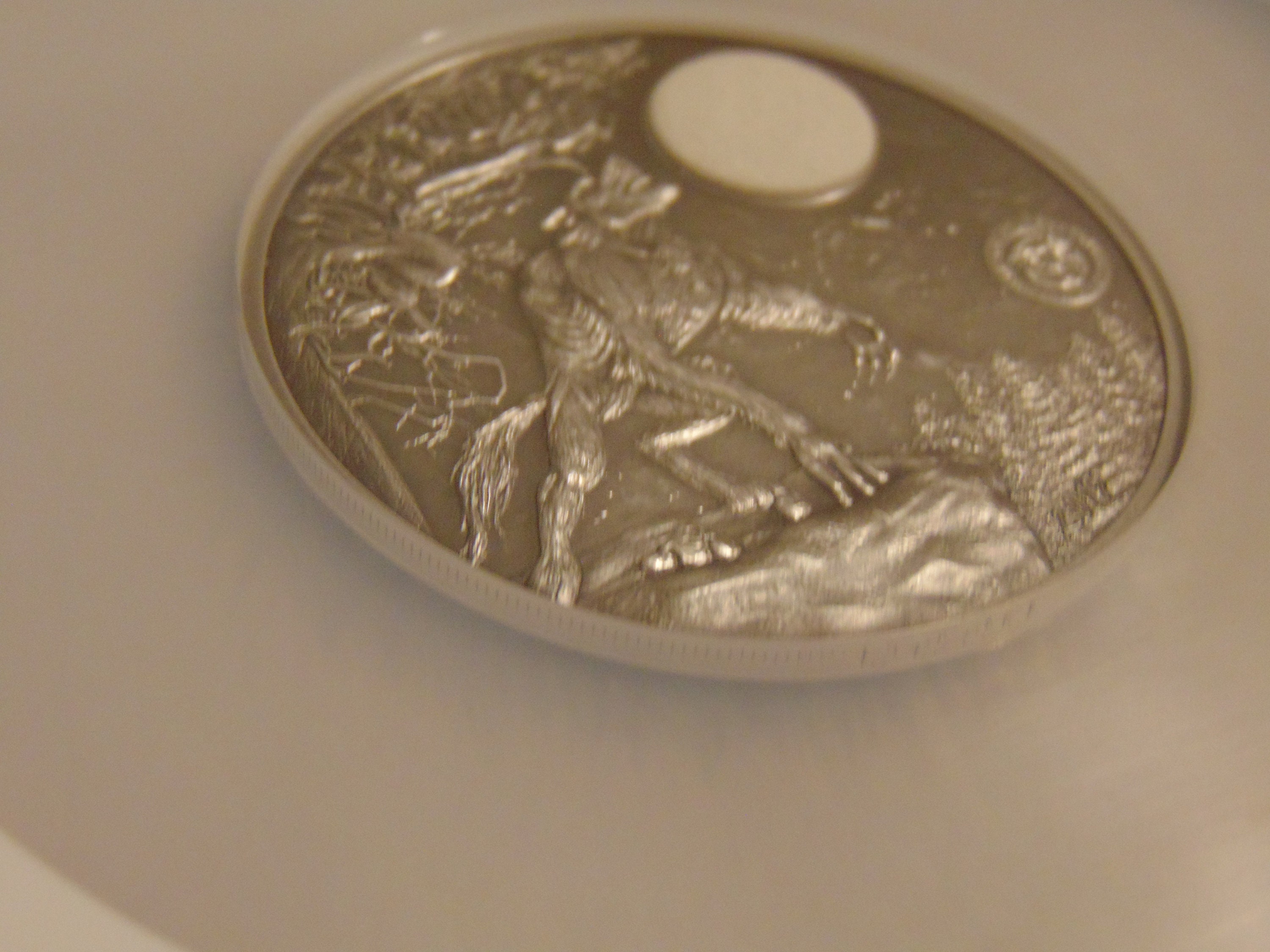 Mythical Creatures Werewolf 2 Oz Silver Coin NGC PF70 Rare Limited ...