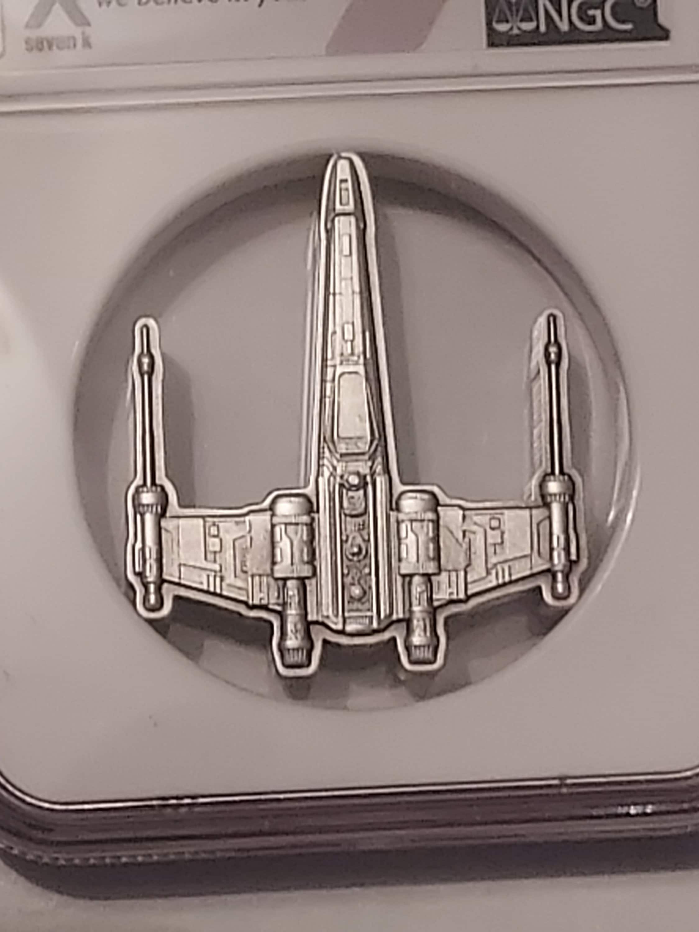 Star Wars X-wing Fighter 1oz Fine Silver Coin - 2022 NGC MS70 - Etsy