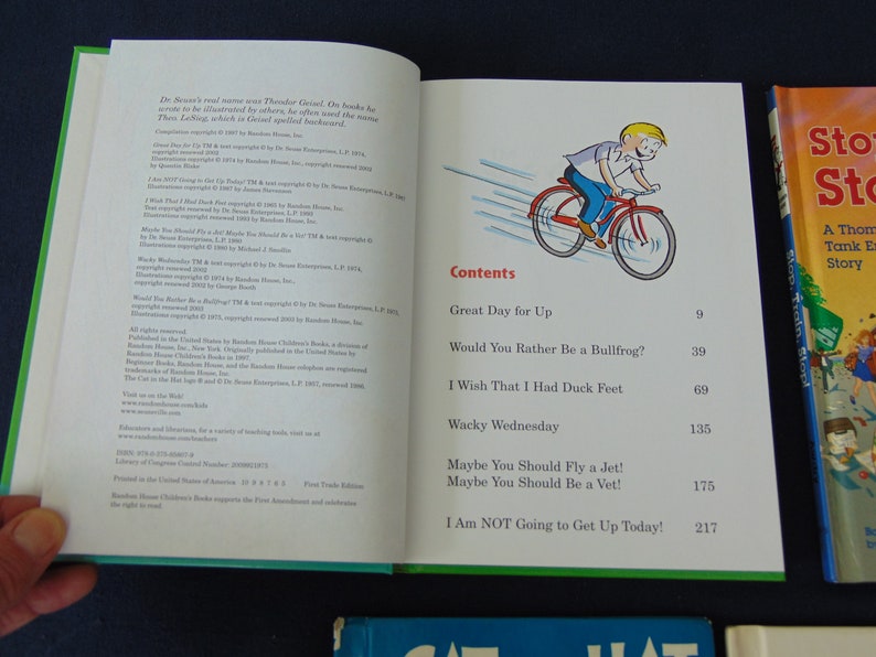 Dr. Seuss the Big Green Book of Beginner Books NEW 4 Thomas,foot Book ...