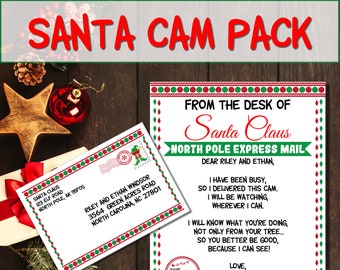 Santa Cam Letter Printable Letter From Santa Claus Pdf Png - Etsy