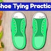 Shoe Tying Practice - Printable Shoe Lacing Cards, Life Skill for Kids ...