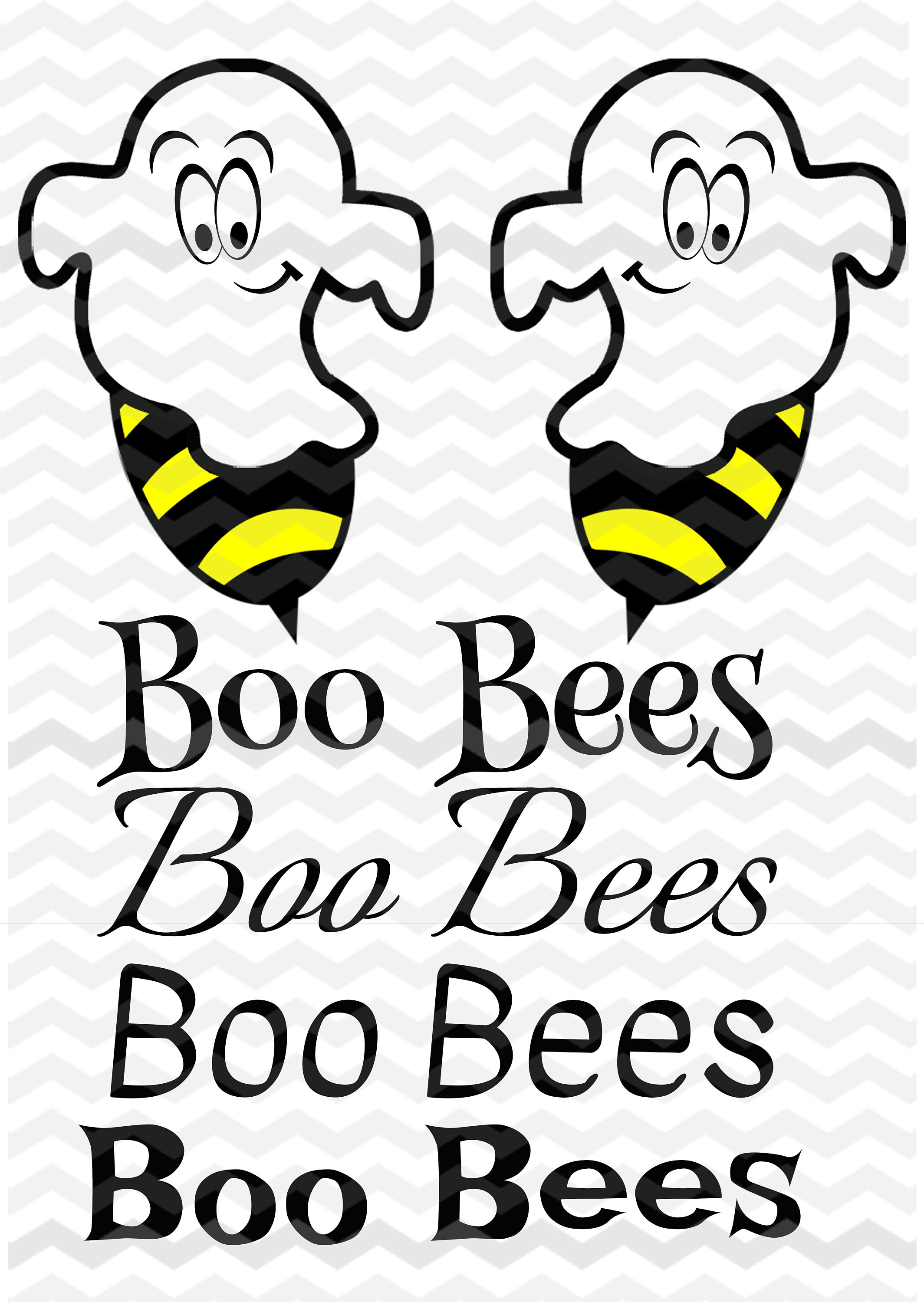 Boo Bees SVG & PNG Files Funny Halloween Cricut File - Etsy