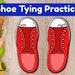 Shoe Tying Practice - Printable Shoe Lacing Cards, Life Skill for Kids ...
