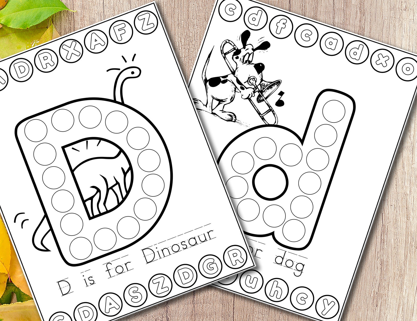 Dot Marker Printable Activity Book, Do-a-dot Art Printable for Toddlers ...