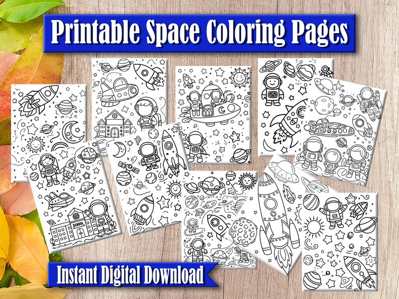 Space Coloring Pages for Kids, Astronaut Coloring Pages, Outer Space ...
