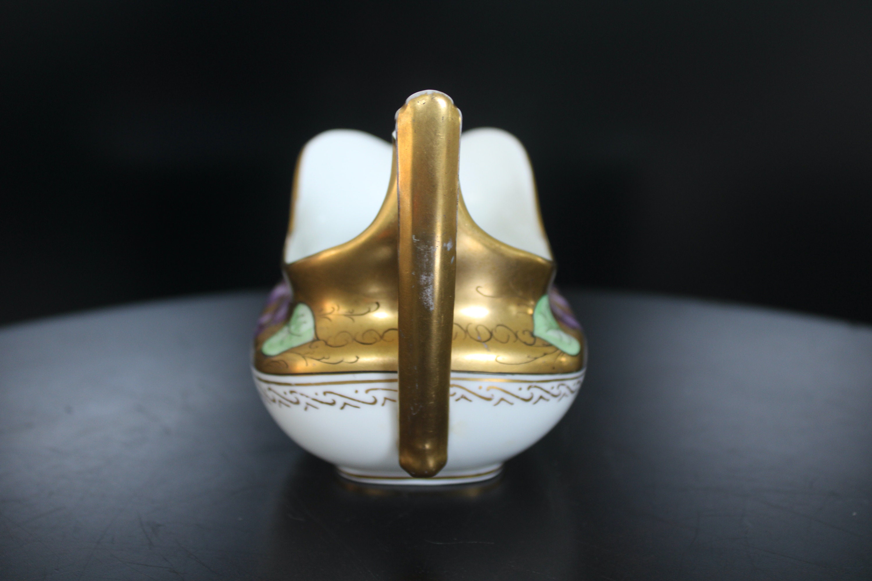 Favorite Bavaria Stouffer Studios Hand Painted Violet Design Cream and ...