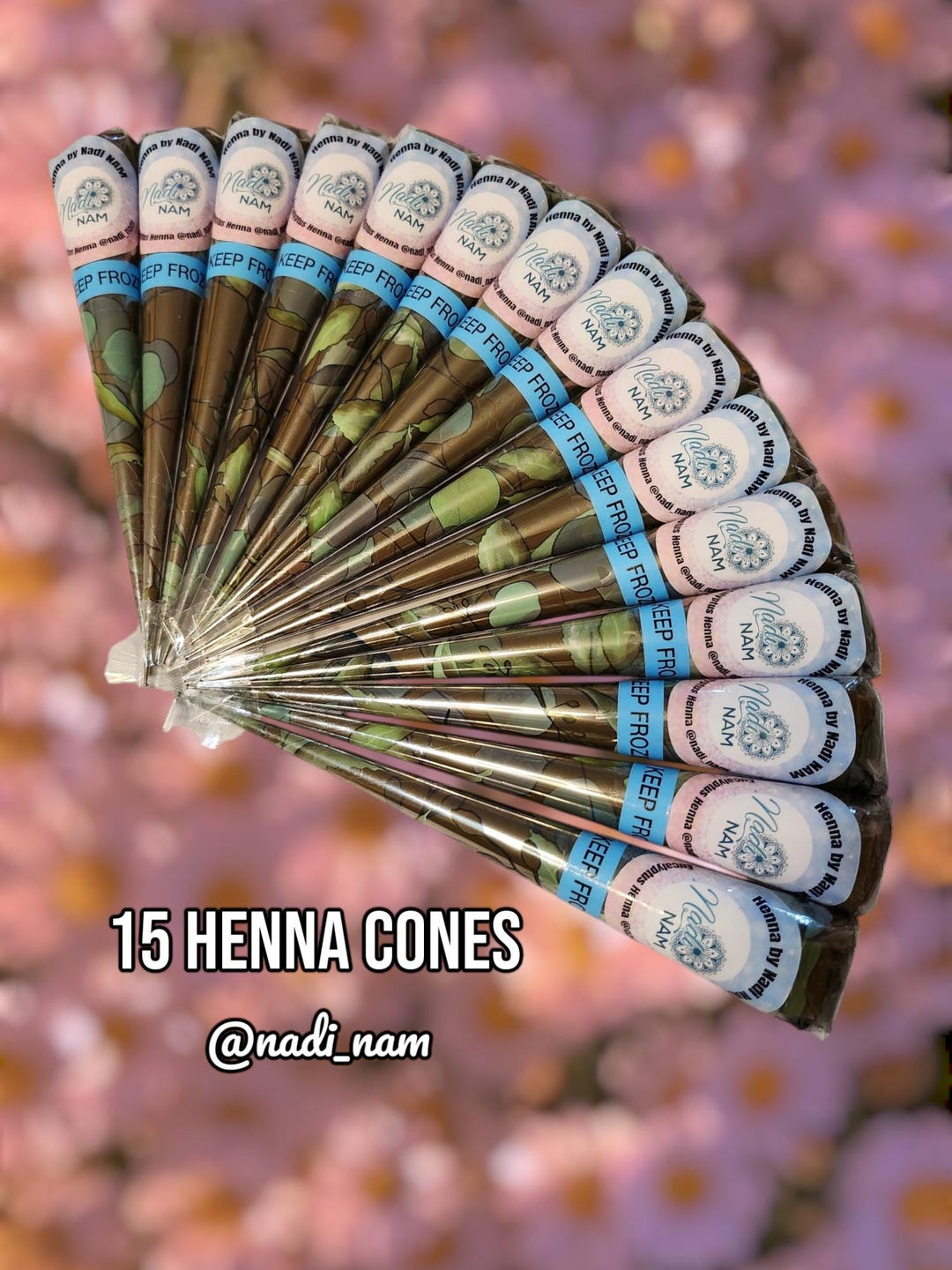 15 Natural Henna Cones - Etsy