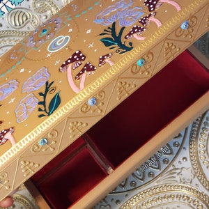 Whimsical Garden | Henna Inspired Upcycled Jewelry Box - Etsy