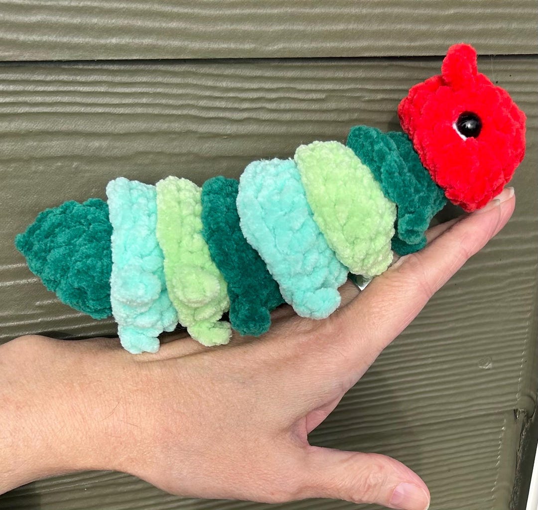 Caterpillar Fidget Toy - Etsy