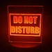 Do Not Disturb Remote Controlled LED Light, Night Light, Office Light ...